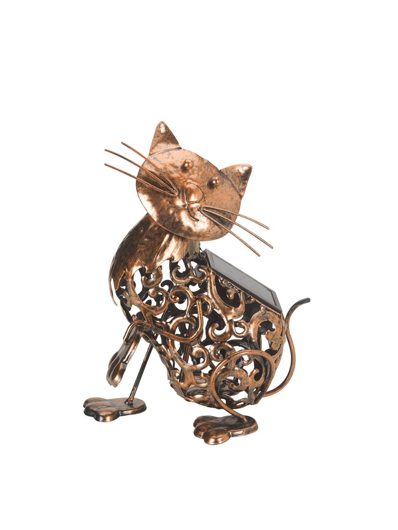 Solar Cat Garden Ornament - Garden Design Ideas
